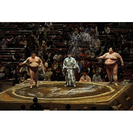 Fotografía artística "Luchadores de Sumo 3" (Japón)